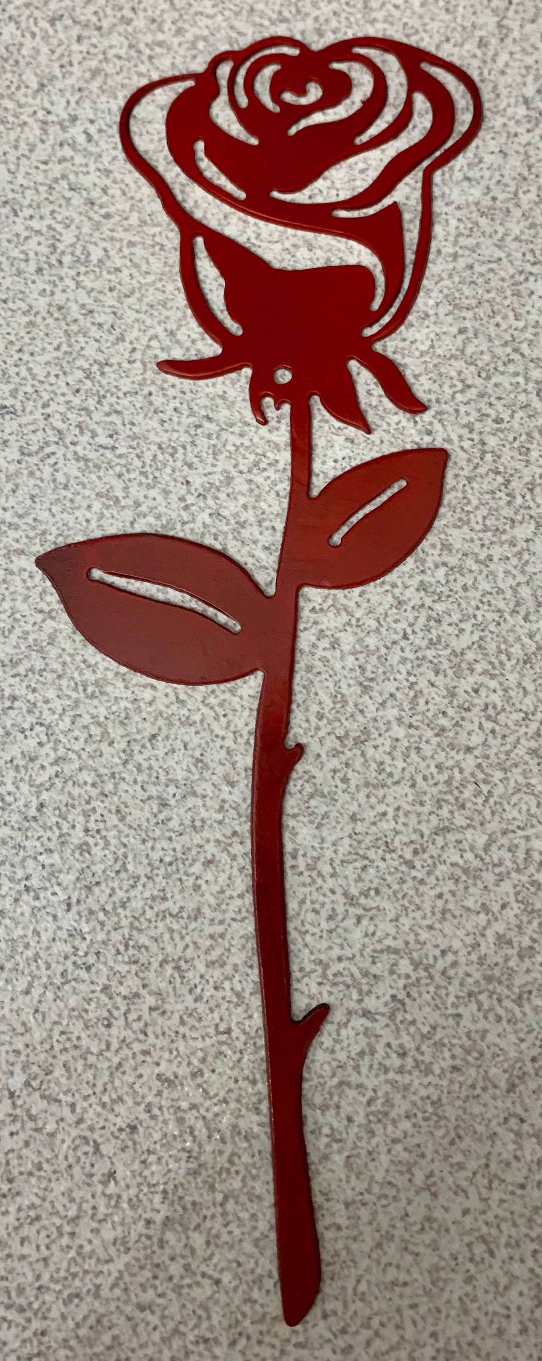 Metal Ornamental Rose Flower Art - Etsy