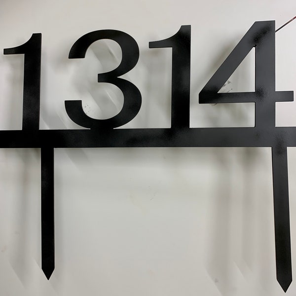 House Number Yard Sign - Etsy