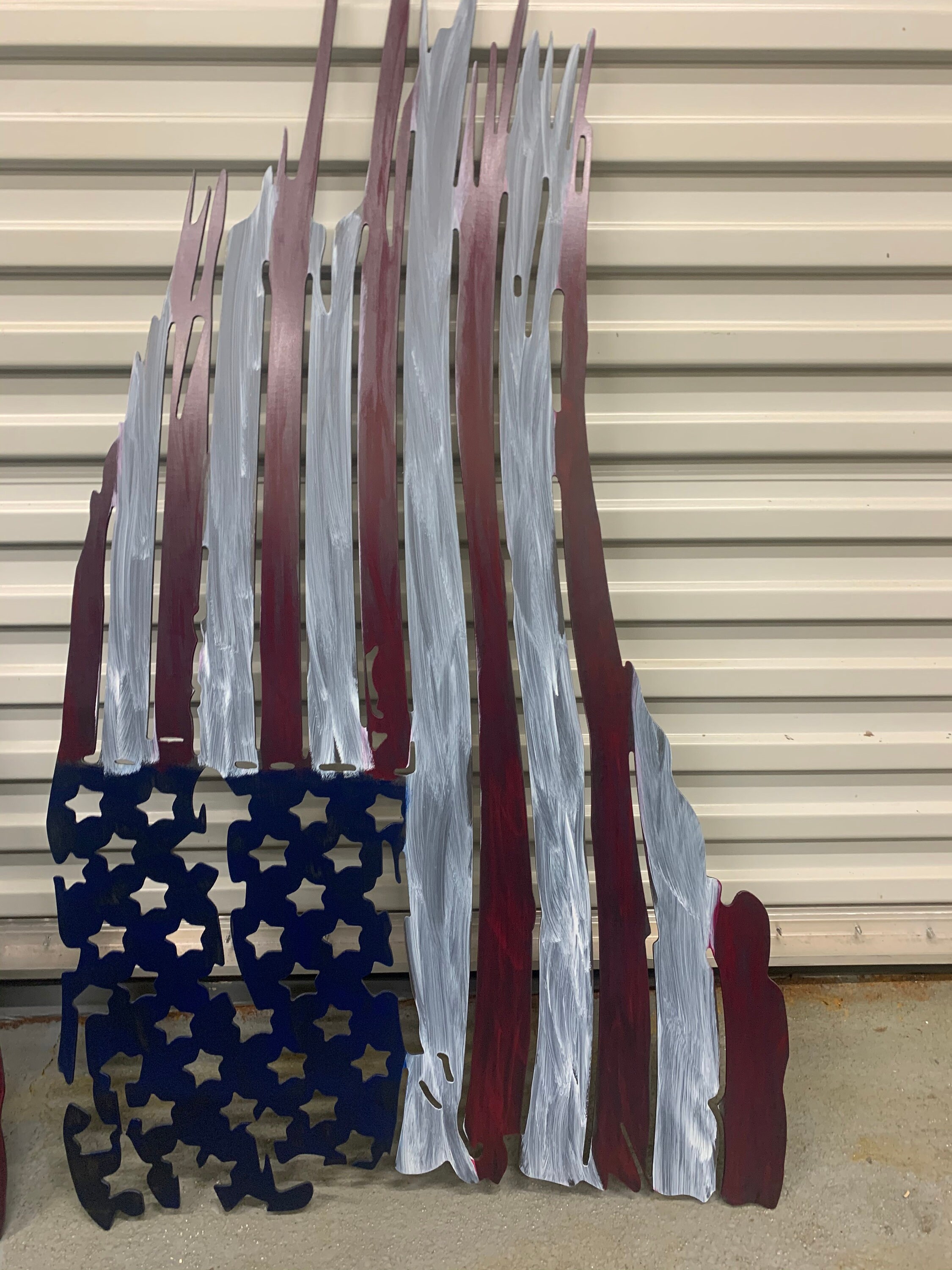 Rustic American Flag Wall Sign - Etsy