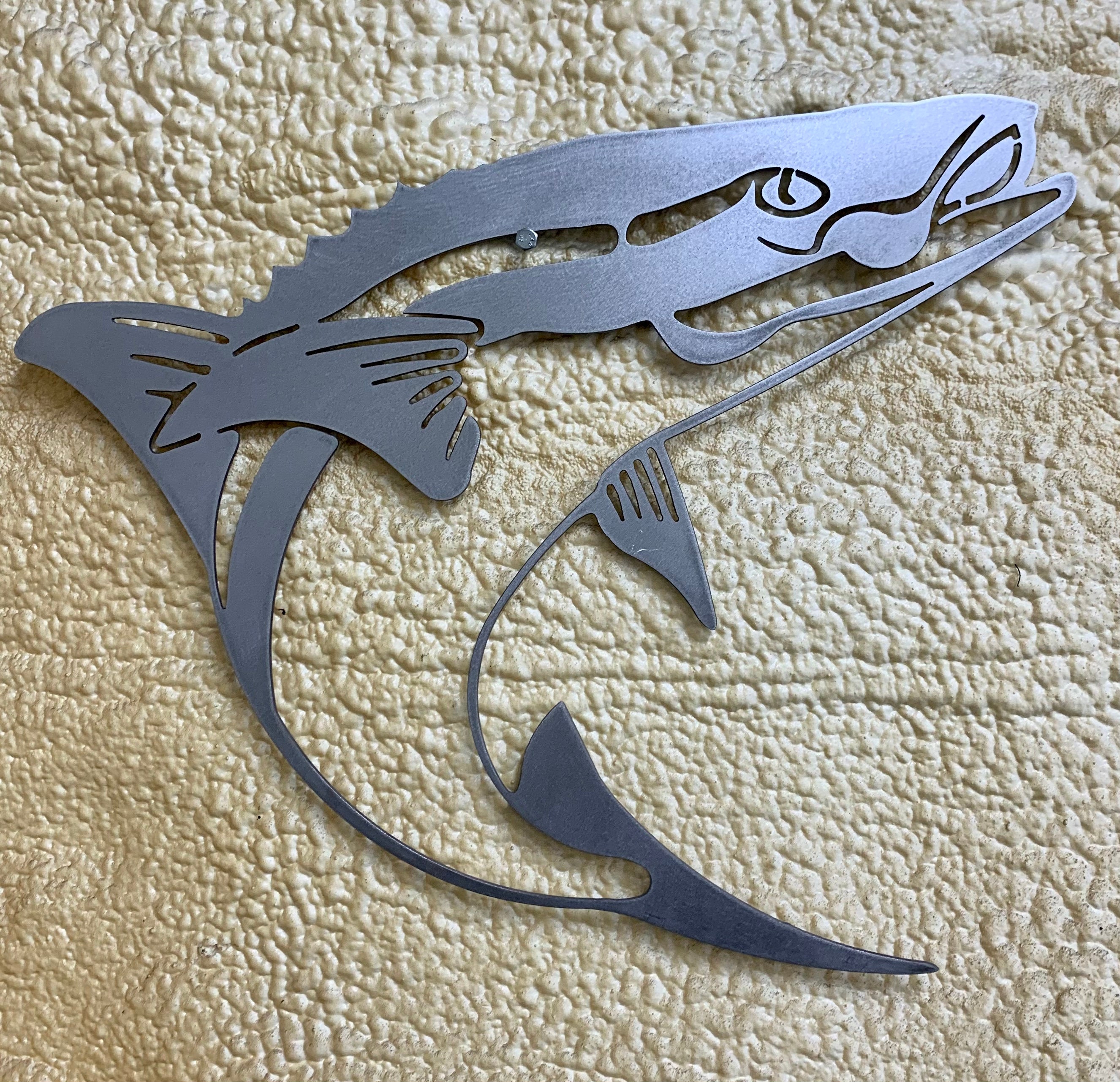 Metal Cobia ( Ling) Wall Sign - Etsy