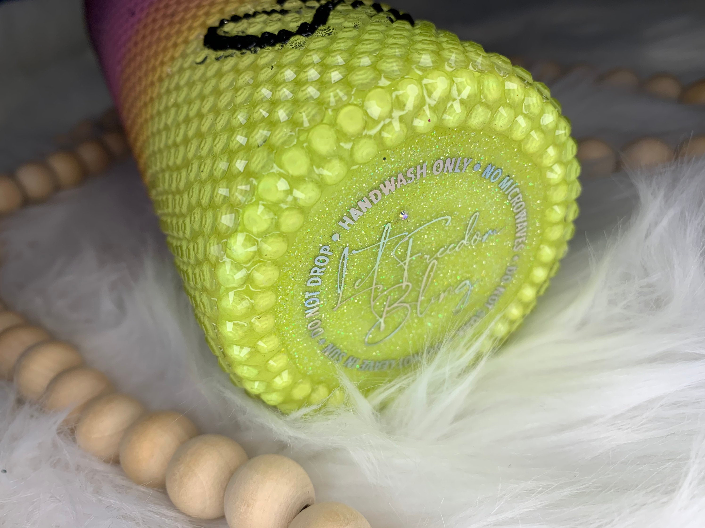 Summertime/ombré Sunset/rhinestone Covered Tumbler/summer Sunset - Etsy