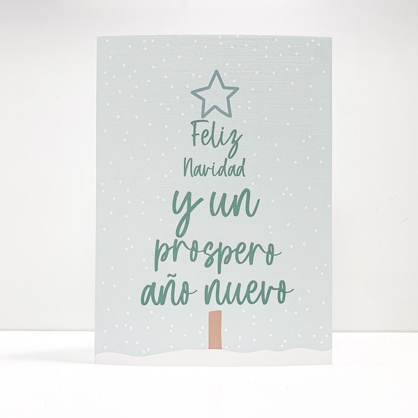 Spanish Holiday Card - Etsy
