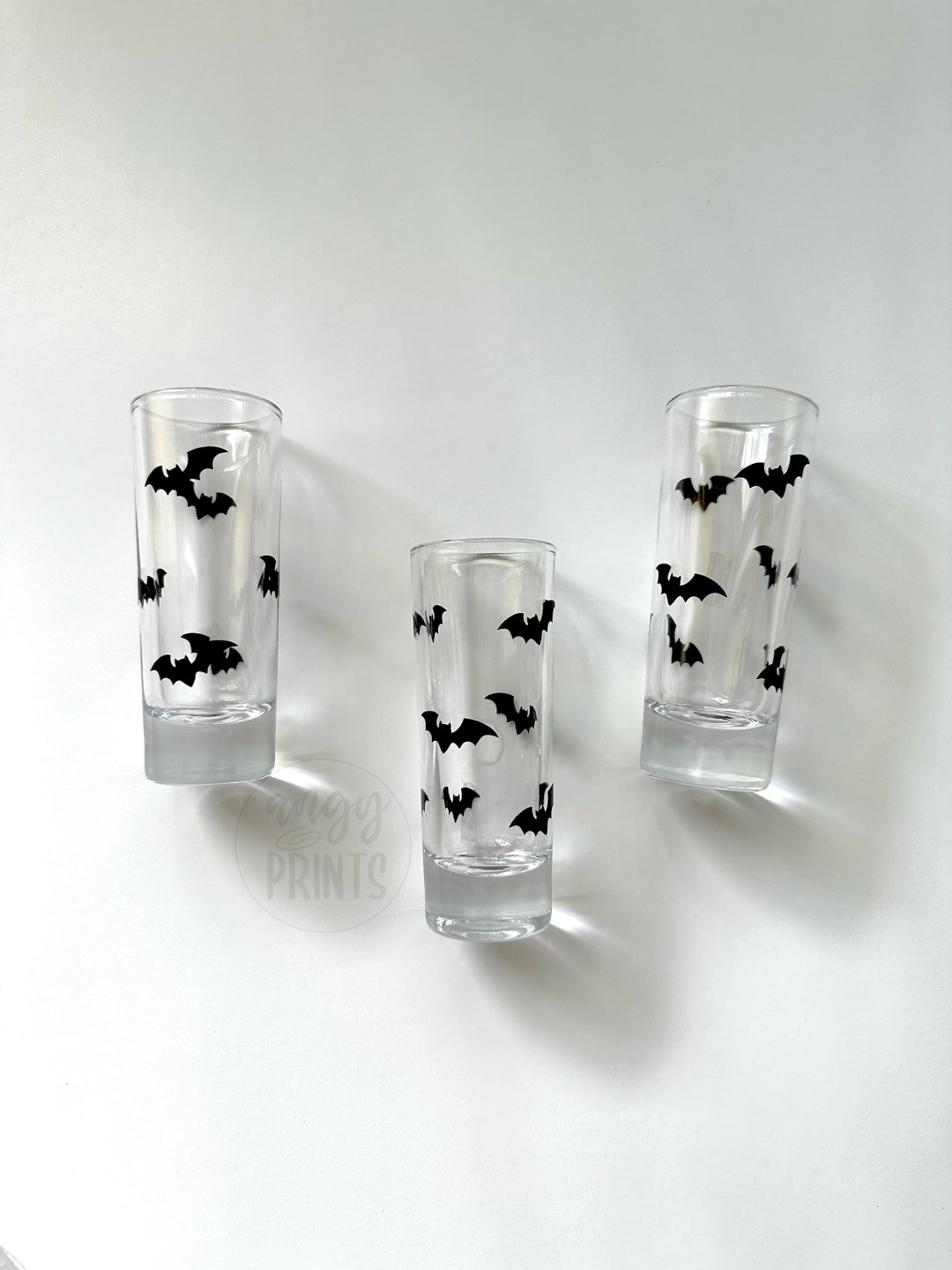 Bats Spooky Halloween Theme Shot Glasses Bachelorette Party, Till Death ...