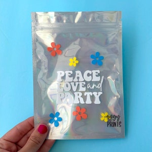 Peace Love and Party Hippie Boho Groovy Theme Hangover Kit - Etsy