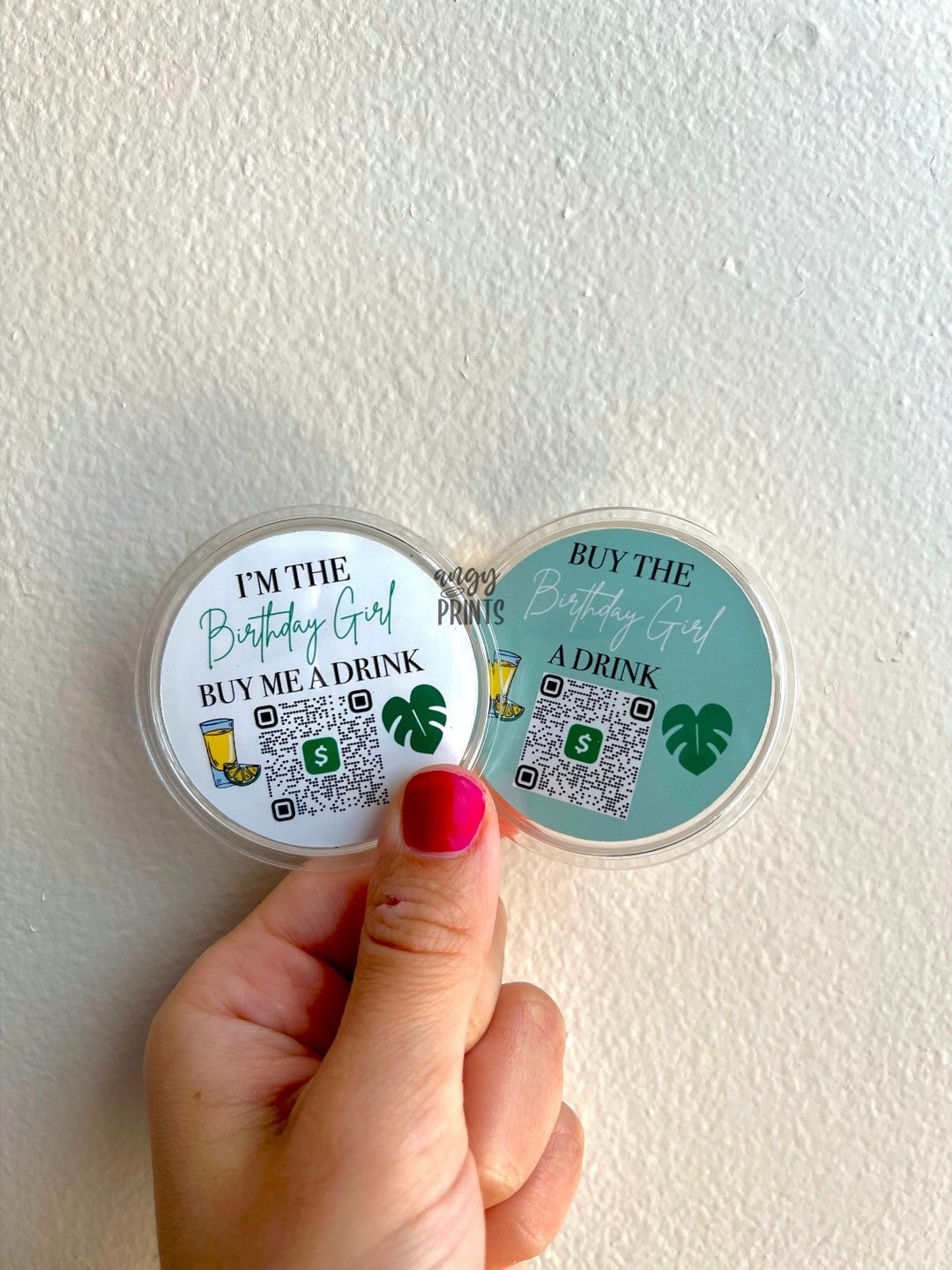 Birthday Girl Venmo Button, 21st Birthday Party, Legal to Drink, Venmo ...