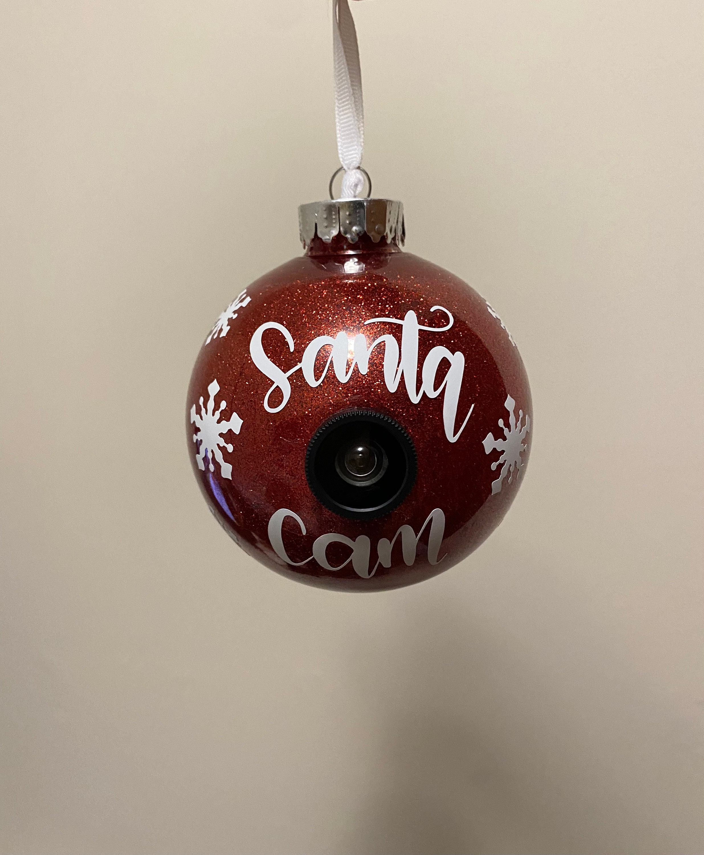Santa Cam Elf Cam Christmas Ornament Handmade, Gifts for Kids ...