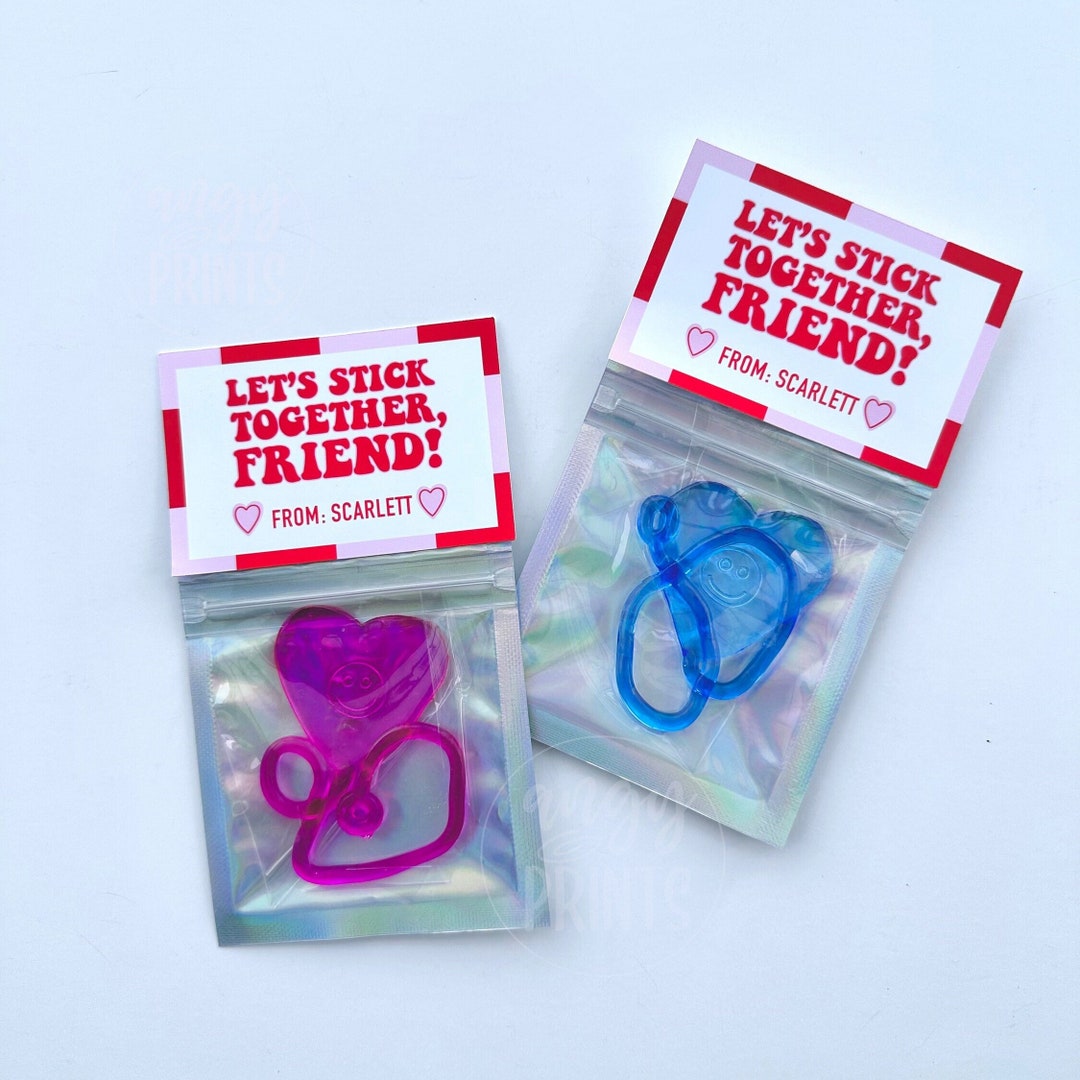 Sticky Hands Heart Shaped Valentines Day Personalized Classroom Gift ...