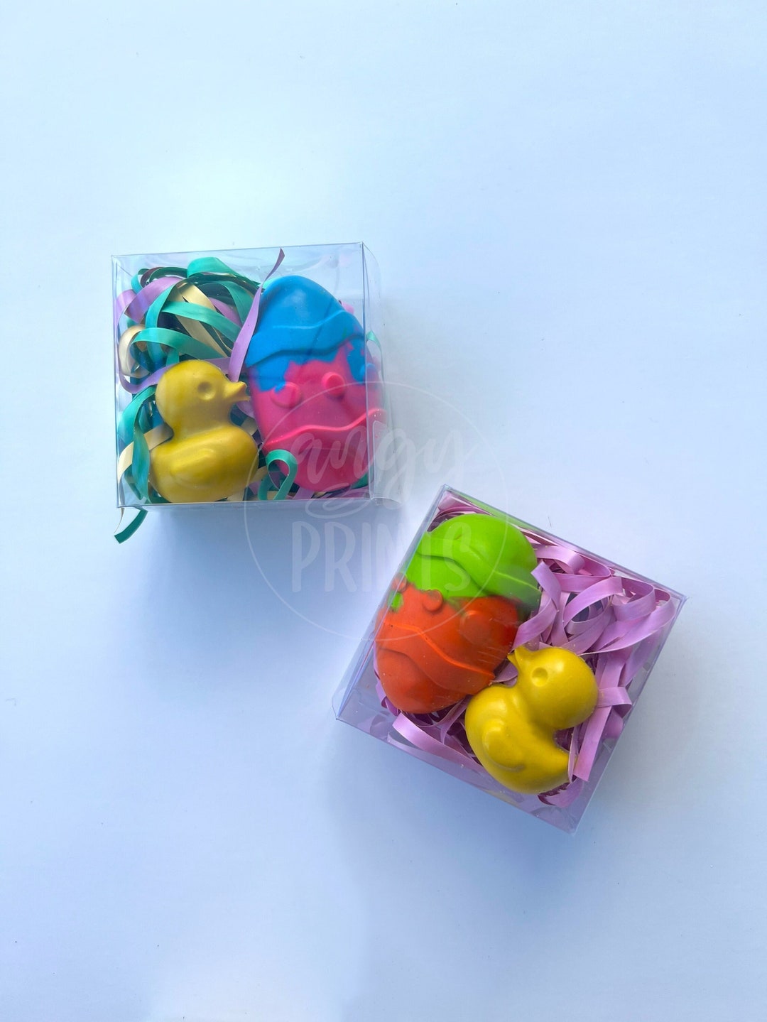 Happy Easter Basket Egg Crayon Party Favors for Kids, Birthday Favors ...