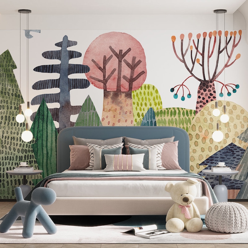 Kids Wall Mural - Etsy
