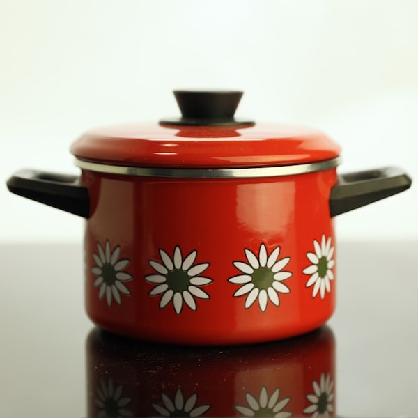 Enamel Pot With Lid - Etsy