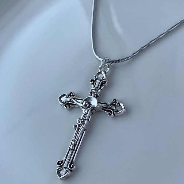 Antique Cross Chain Church - Etsy
