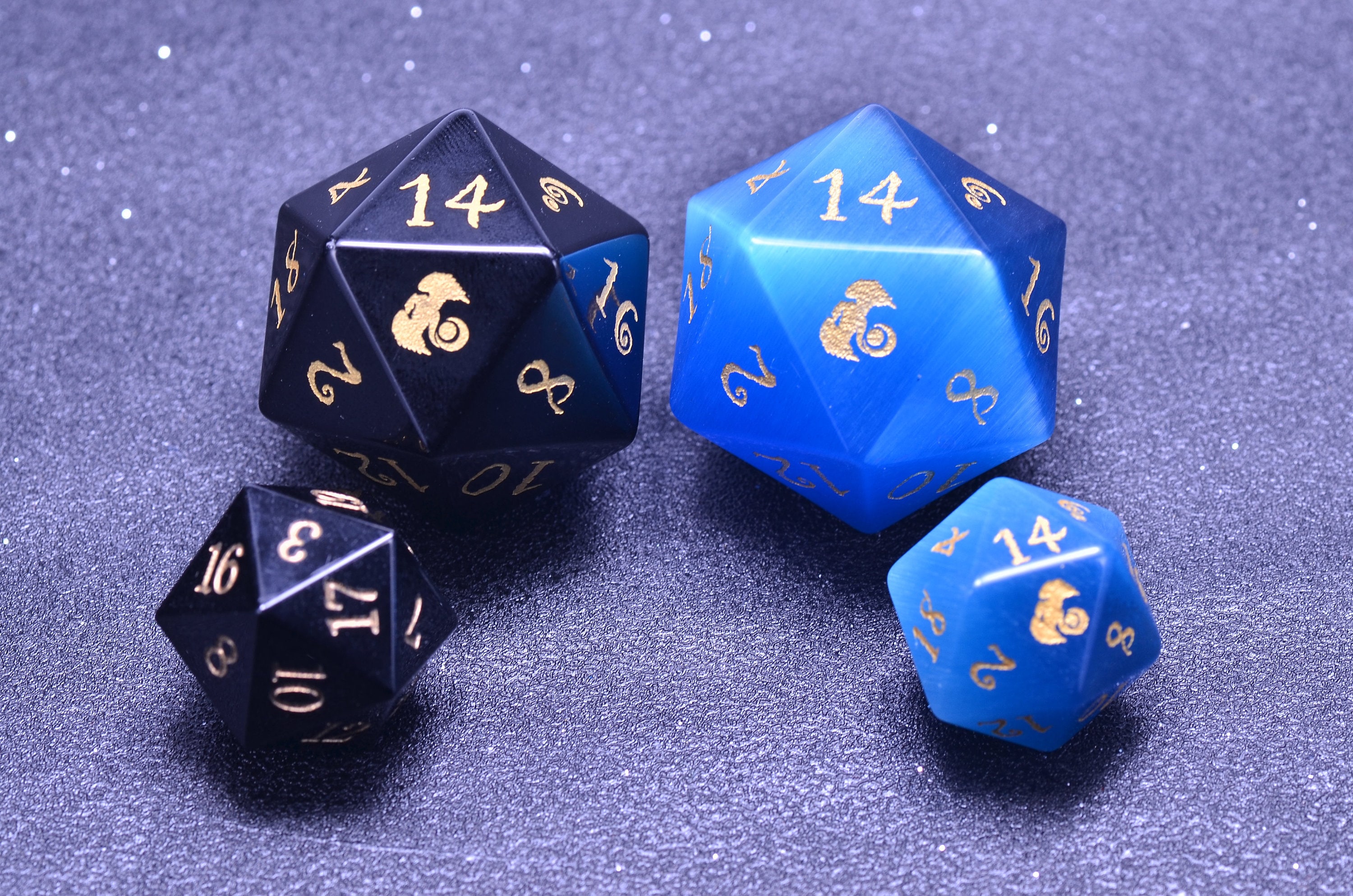 Giant Dice Large D20 Dice 25mm Big D20 Gem D20 Dice - Etsy