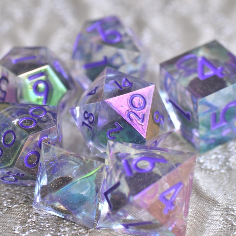Crystal Rpg Dice - Etsy