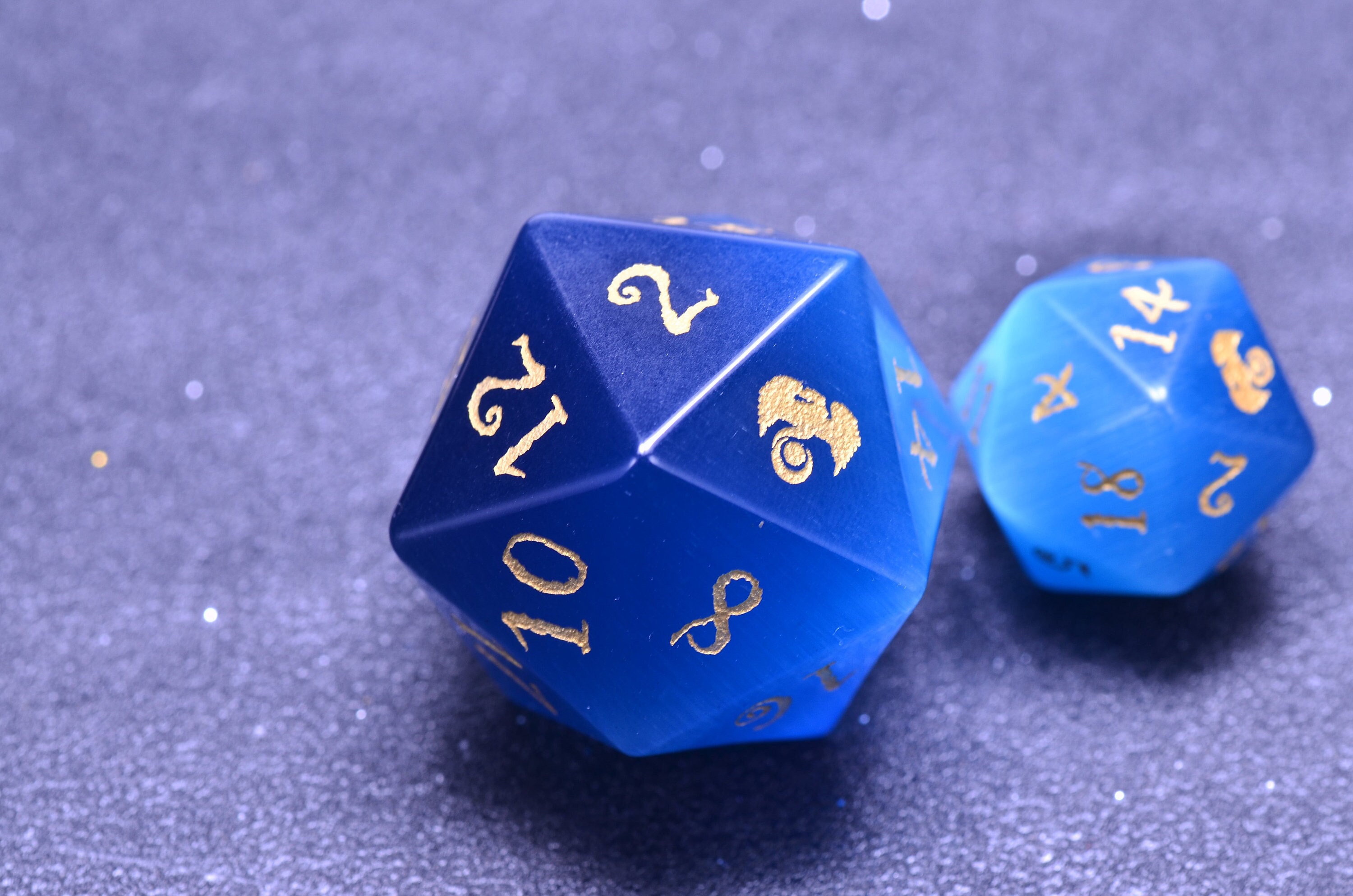 Giant dice Large D20 dice 25mm big D20 Gem D20 dice | Etsy