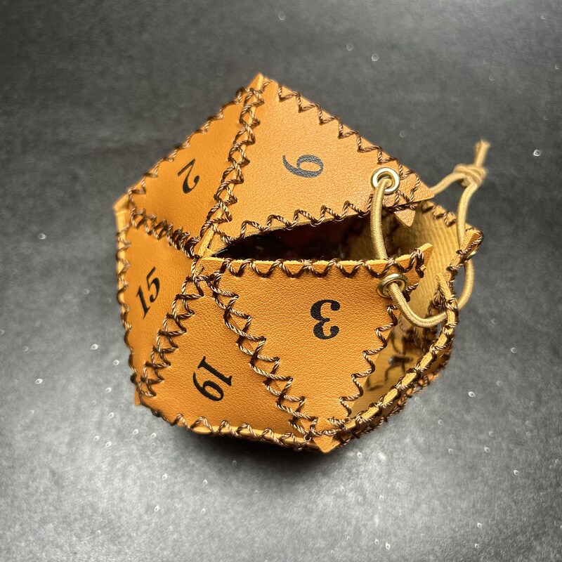Leather Dice Bag - Etsy