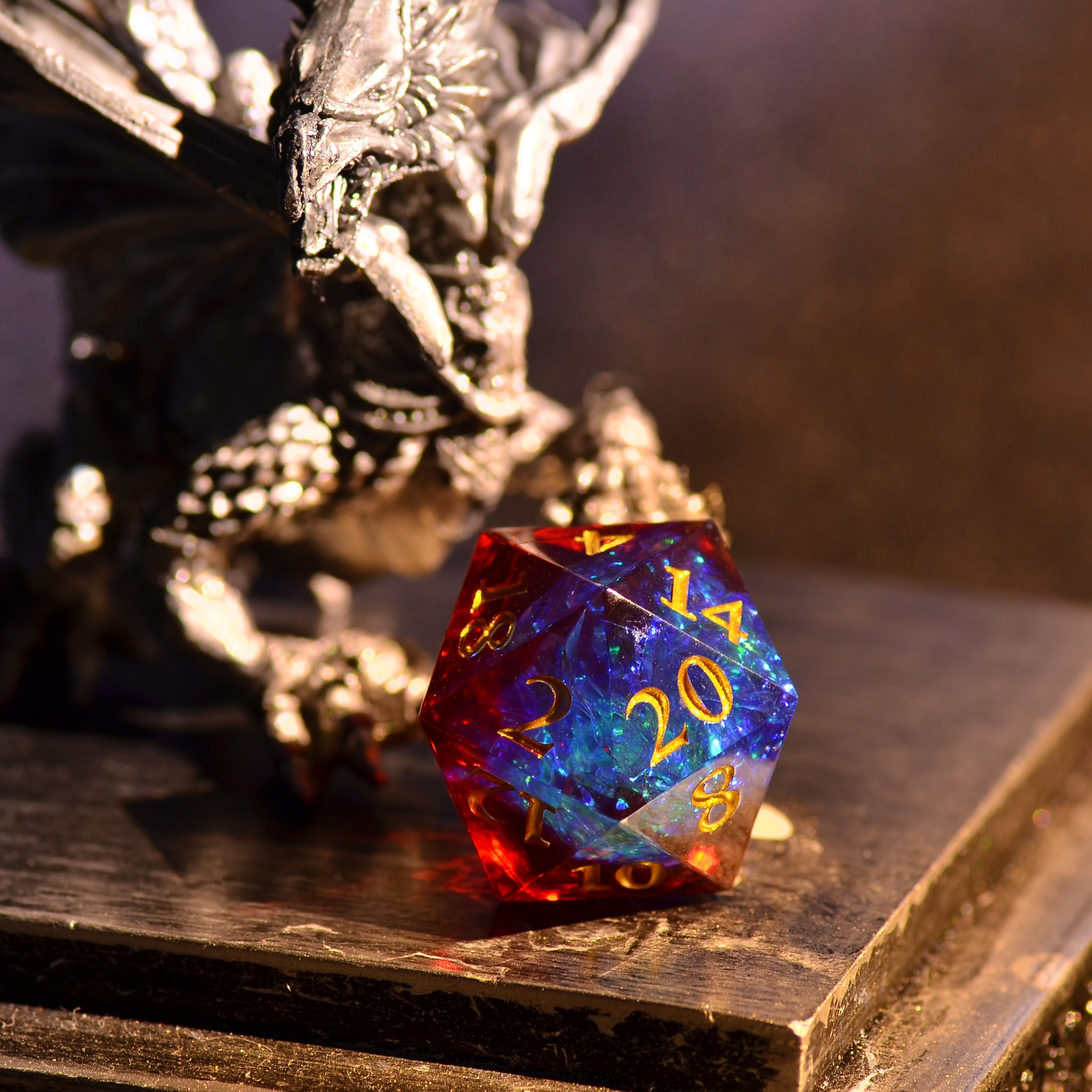 Blood Red Cyber Dice Set Dungeons and Dragons Wizard Dice - Etsy Australia