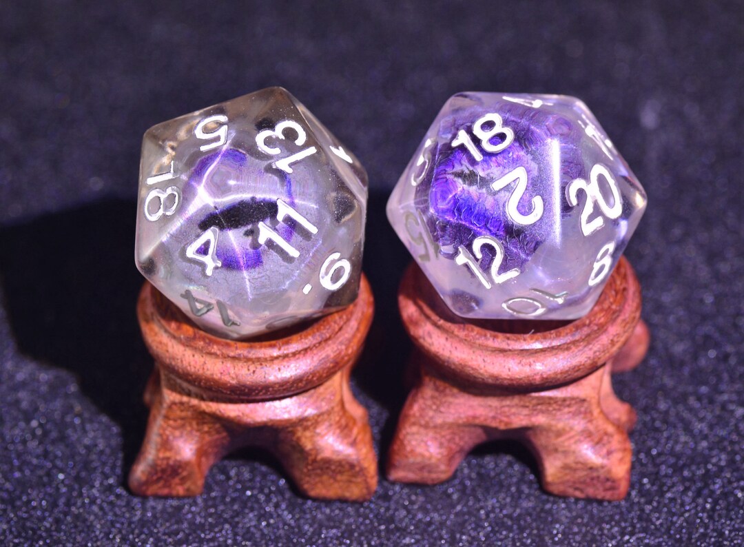 DND D20 Dice Holder | Wooden Dice Stand |D20 Dice Display Stand - Etsy
