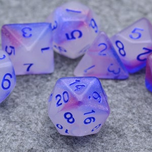 Starry Night Light Dice Glow in the Dark Dice noctilucent D&D Dice Set ...