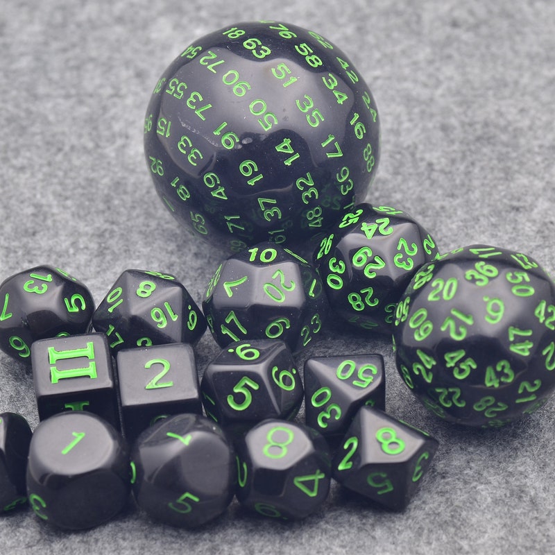 Dnd Dice Set With D100 - Etsy