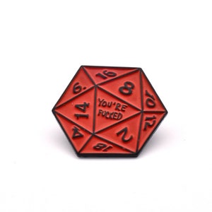 DND Pin Dragon Breastpin fantasy Tabletop RPG Brooch Gift for D&D ...