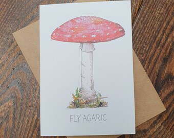 Fungi Thank You Card - Etsy