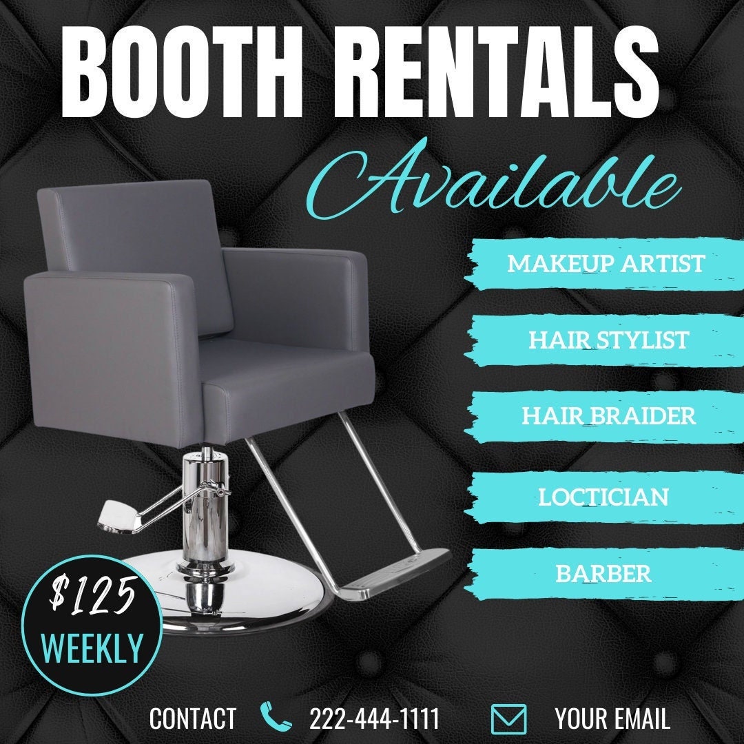 Booth Rental Available Flyer IG Post - Etsy
