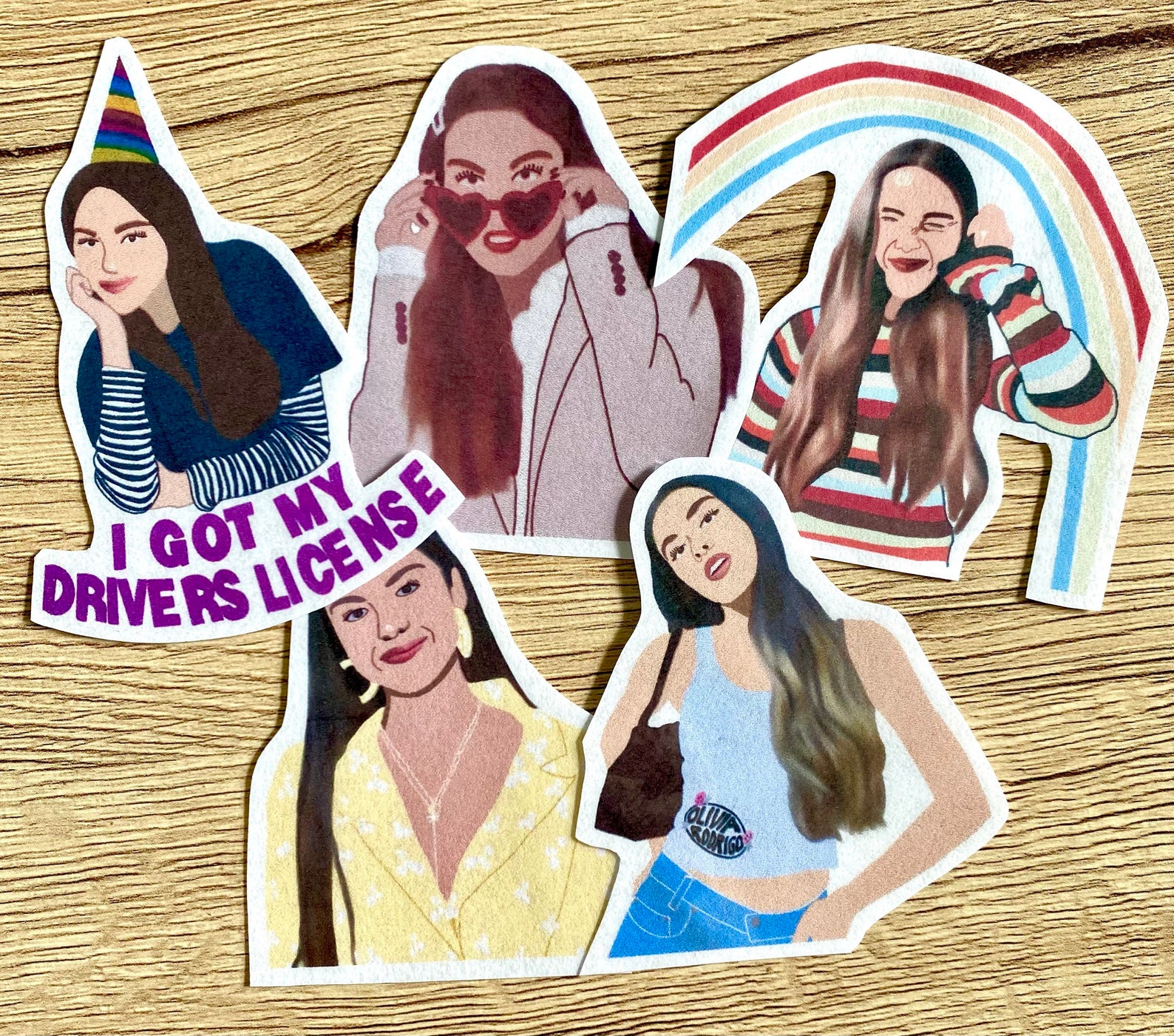 Olivia Rodrigo Sticker Set | Etsy