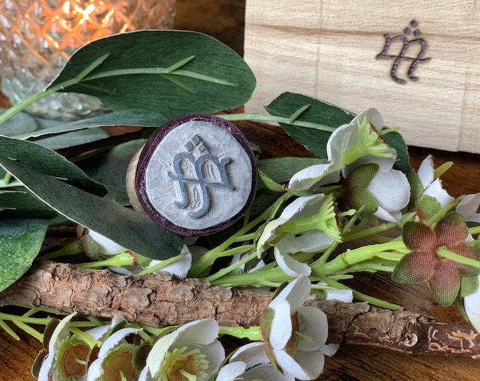 Tolkien Inspired Monogram Ink Stamp - Etsy