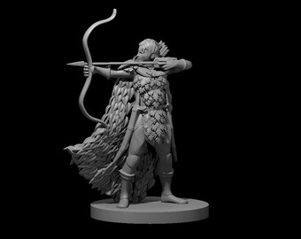 Female Ranger Miniature | Etsy