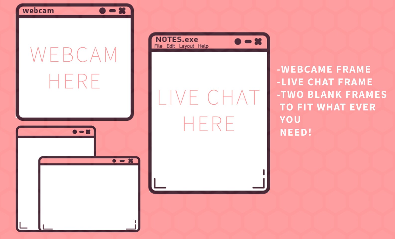 Retro Cute Computer Themed Twitch Overlay Packet - Etsy