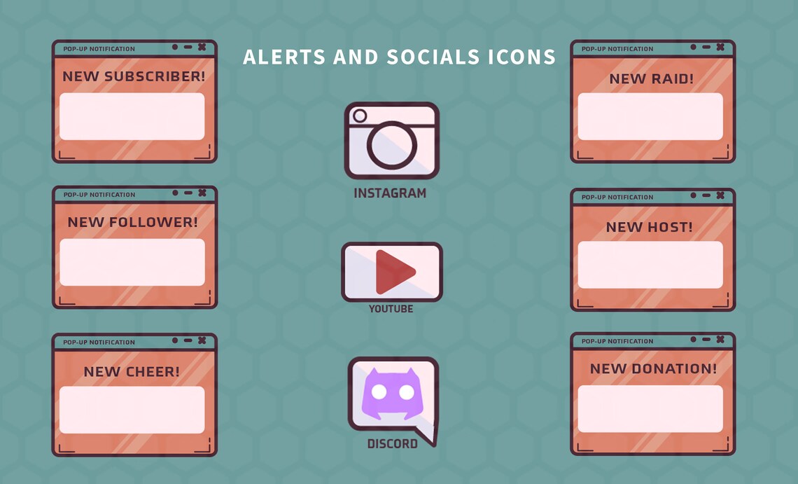 Retro Boba Computer Themed Twitch Overlay Packet - Etsy