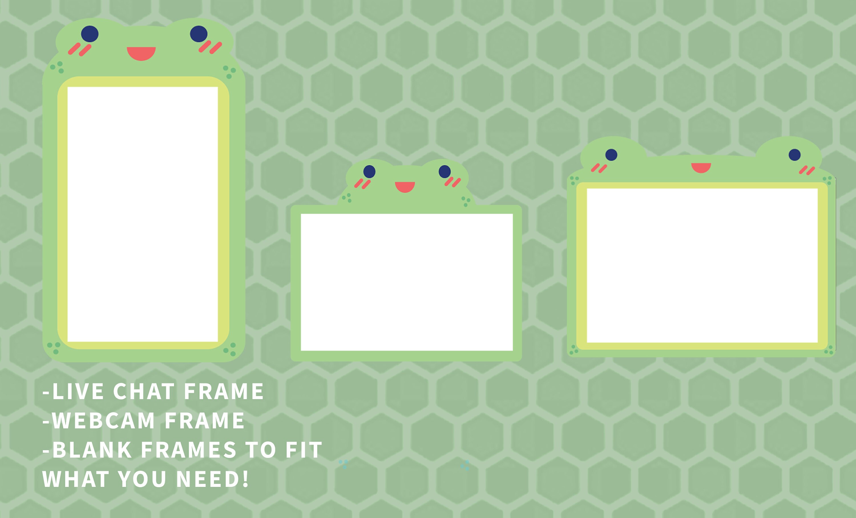 Froggy Themed Streaming Overlay - Etsy