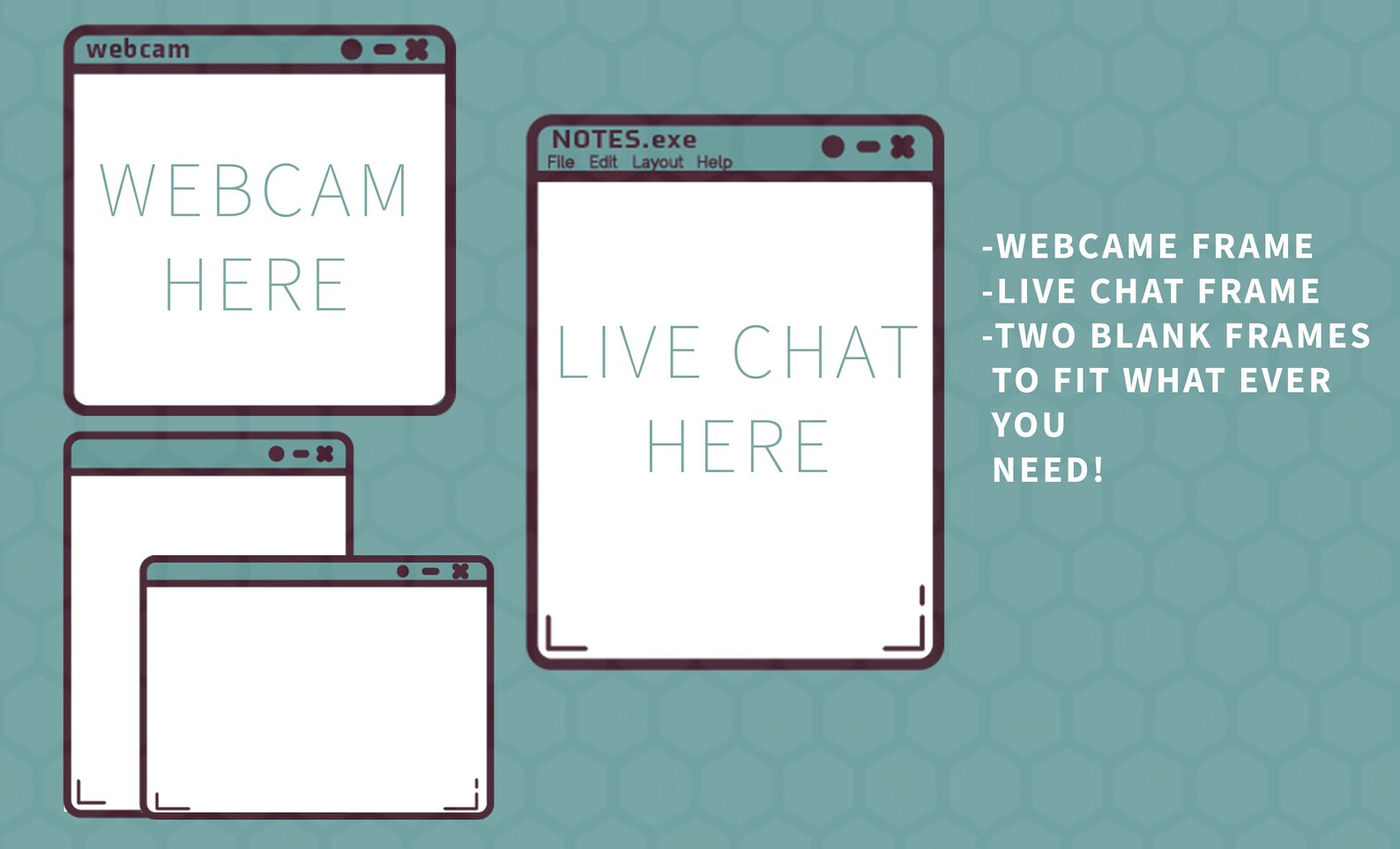 Retro Boba Computer Themed Twitch Overlay Packet - Etsy