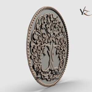 Tree of Life, 3D STL Model for Cnc Users, CNC Router Engraver, V-carve ...