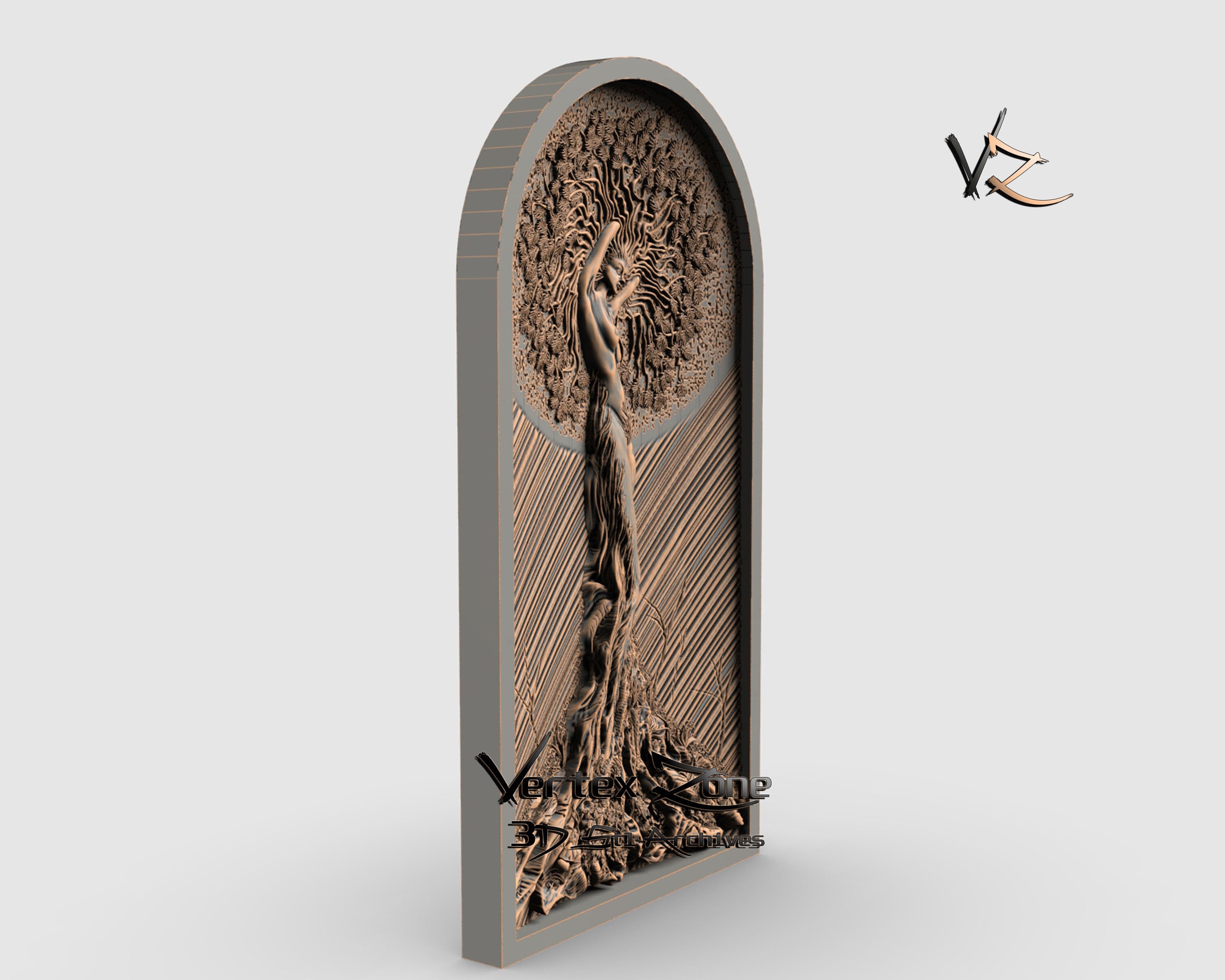 Tree Woman Spirit 3D STL Model for Cnc Users CNC Router - Etsy UK