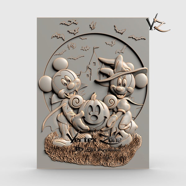 Mickey Mouse Stl Files - Etsy