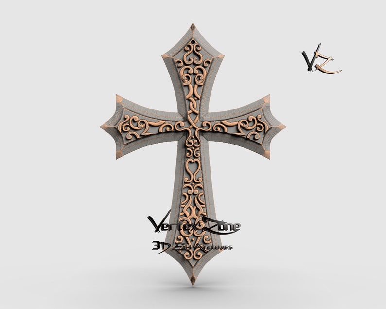 Celtic Cross 3D STL Model for Cnc Users CNC Router Engraver - Etsy