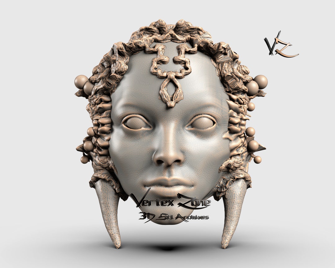 Woman Face, 3D STL Model for Cnc Users, CNC Router Engraver, V-carve ...