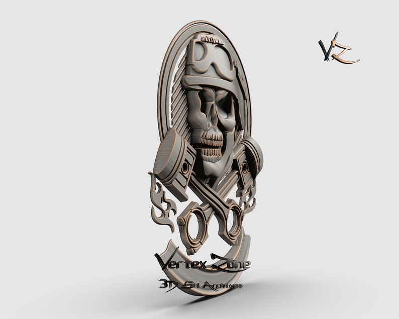 Skull 3D STL Model for Cnc Users CNC Router Engraver - Etsy