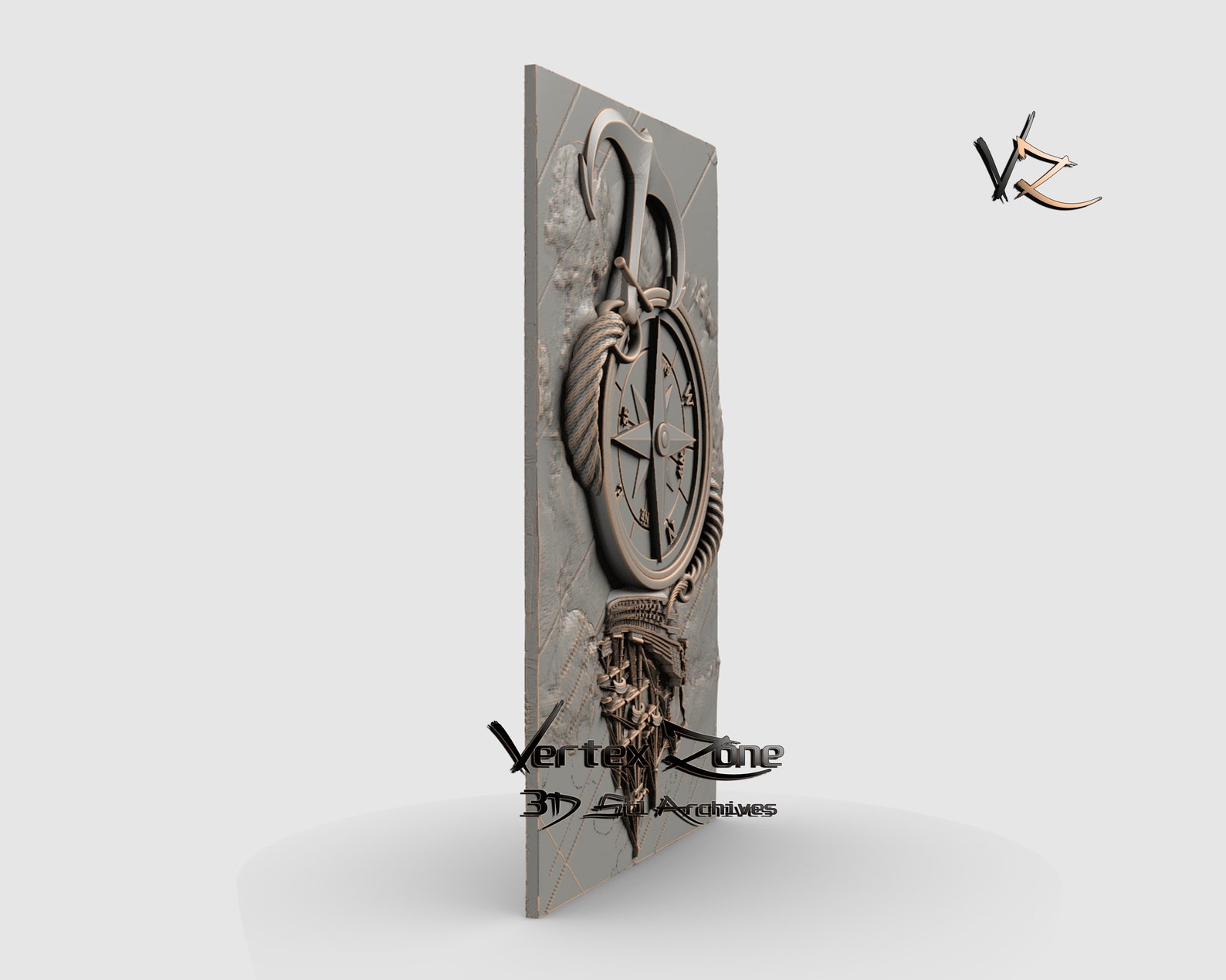 Compass3d STL Model for Cnc Users CNC Router Engraver | Etsy