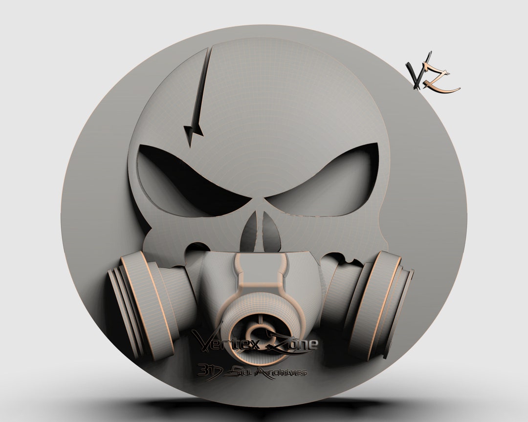 Buy Skull, 3D STL Model for Cnc Users, CNC Router Engraver, V-carve ...