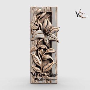 Flowers, 3D STL Model for Cnc Users, CNC Router Engraver, V-carve ...
