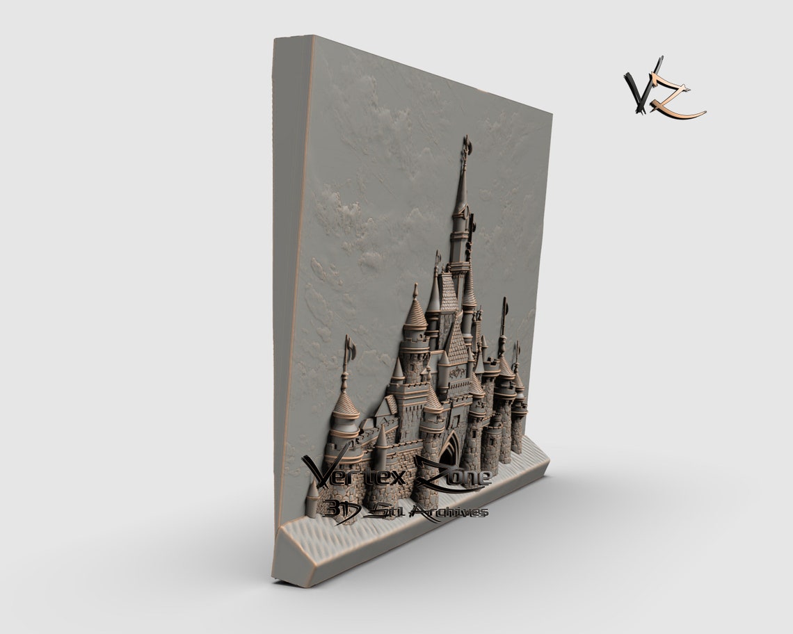 Magic Castle 3D STL Model for Cnc Users CNC Router Engraver - Etsy