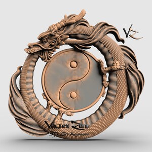 Dragon, 3D STL Model for Cnc Users, CNC Router Engraver, V-carve ...