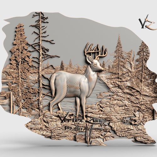 Tree Branches 3D STL Model CNC Router Engraver Artcam - Etsy Australia