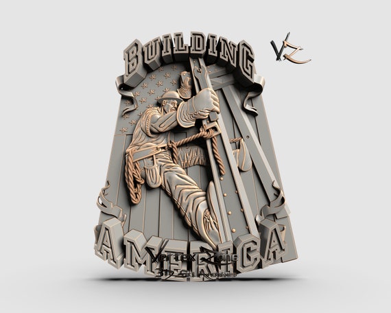 Building America 3D STL Model for Cnc Users CNC Router | Etsy