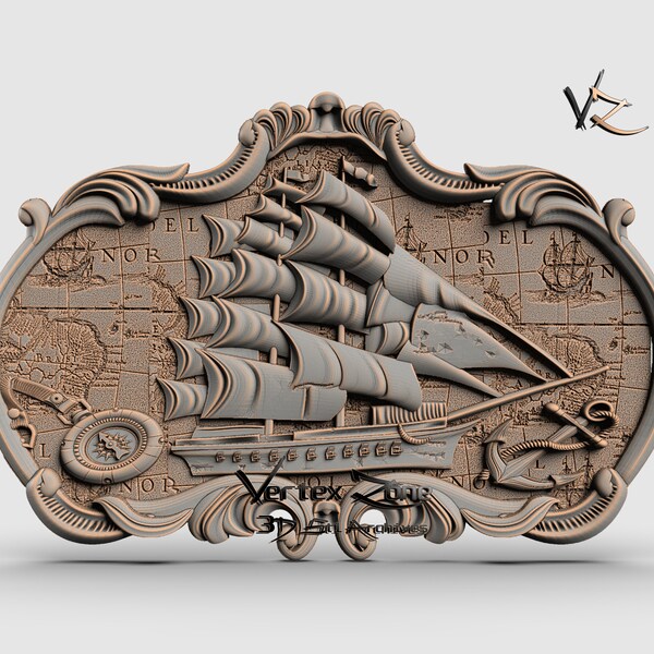 3d Model Stl Ship - Etsy