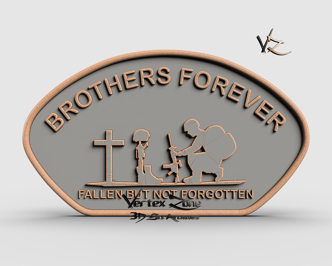 Brothers Forever, 3D STL Model for Cnc Users, CNC Router Engraver, V ...