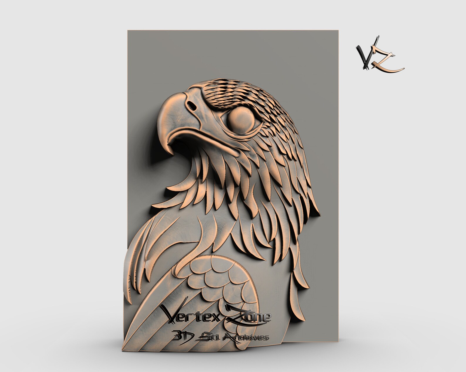 Eagle 3D STL Model for Cnc Users CNC Router Engraver - Etsy