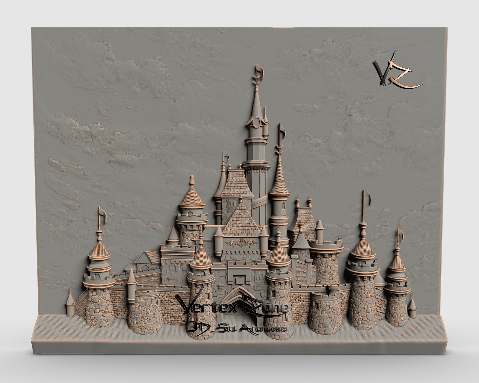 Magic Castle 3D STL Model for Cnc Users CNC Router Engraver - Etsy